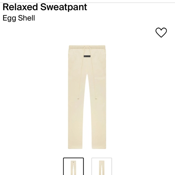 Fear of God | Pants | Fear Of God Essentials Relaxed Sweatpants Egg ...